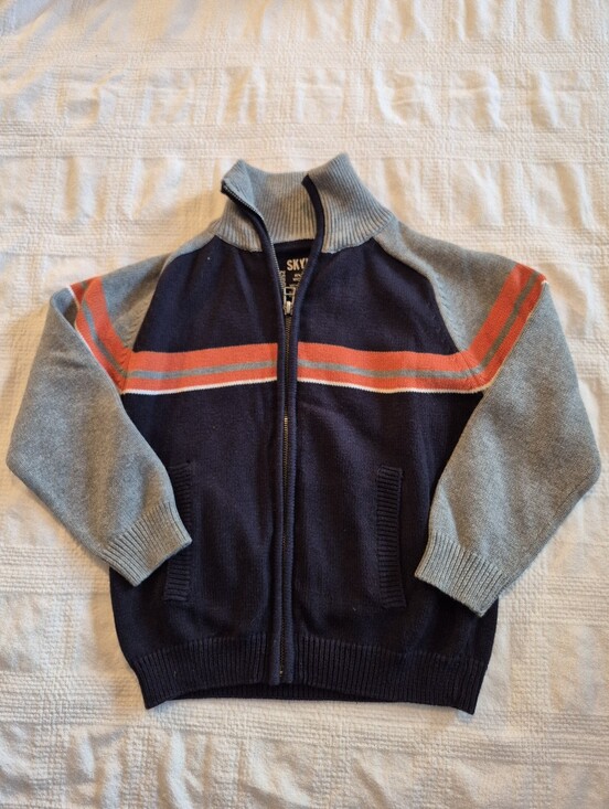 Skyhawk | Shirts & Tops | Skyhawk Boys Size 6 Sweater Full Zipper Blue ...